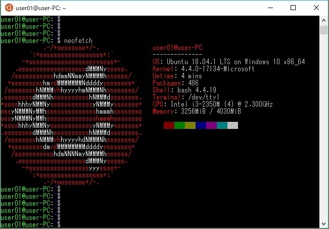 WSLにneofetchコマンドを入れてみる: 文系エンジニアの私的ナレッジベース